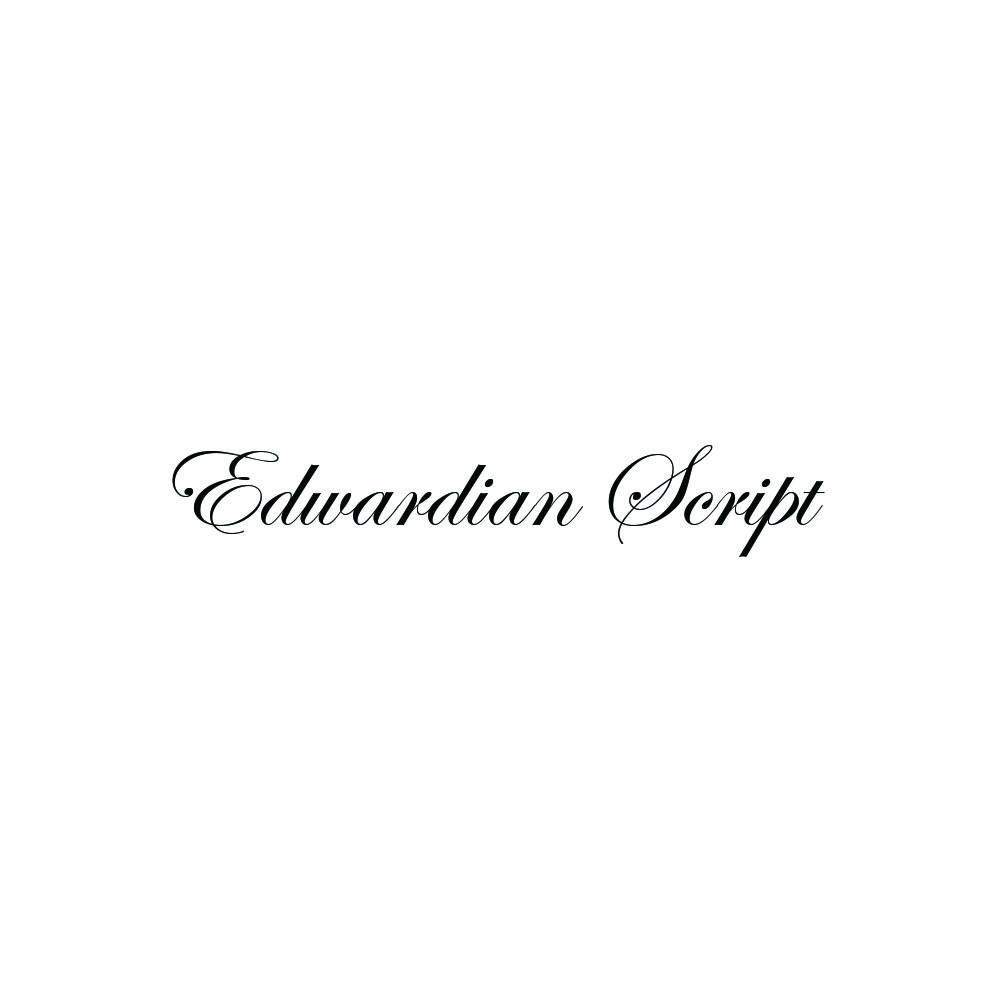 Edwardian Script Tattoo