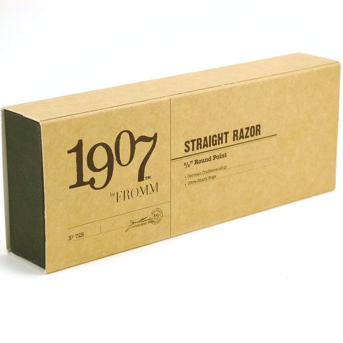 FROMM 5/8 Carbon Steel Straight Razor